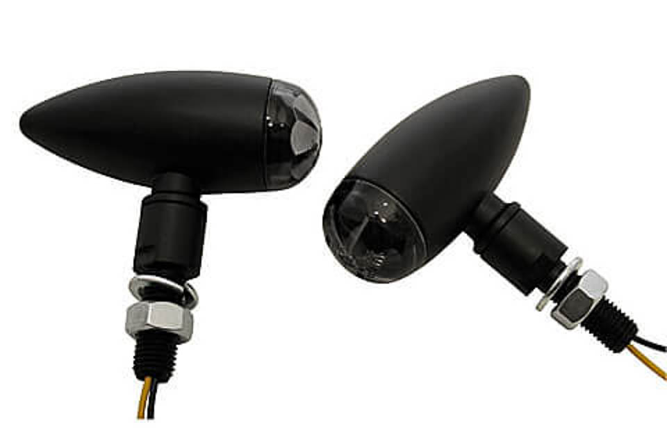 Micro-Bullet LED Indicators, Black