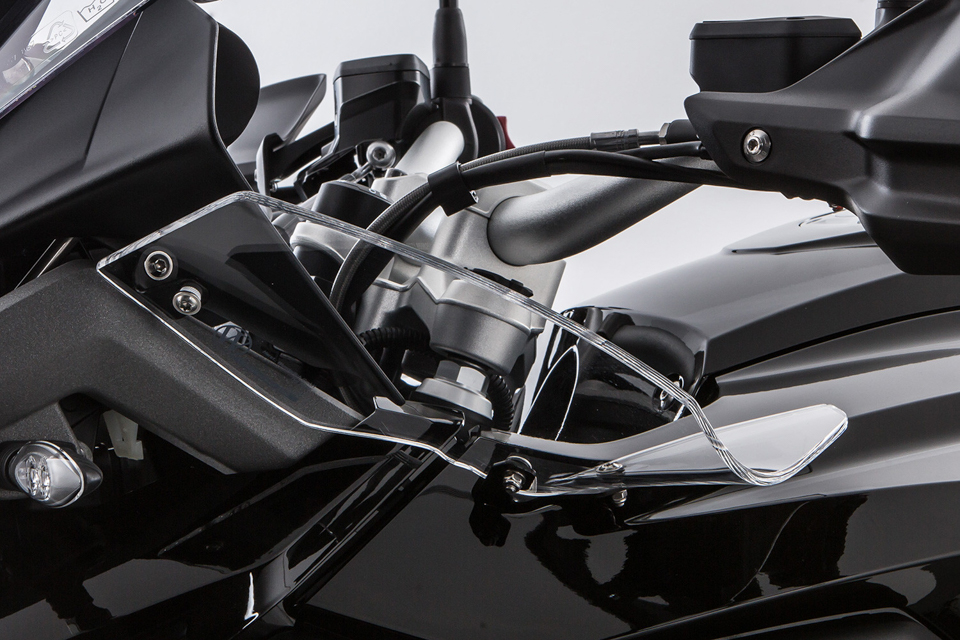 BMW R1200 GS Side Wind Deflector Set, Clear