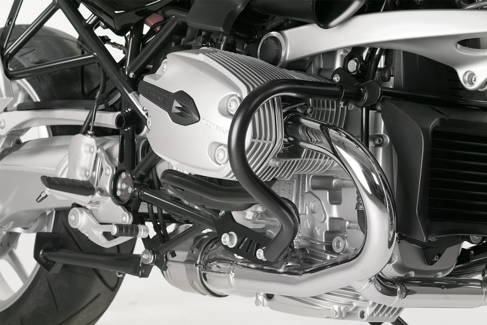 BMW R1200 R Engine Protection Bar Set, Black
