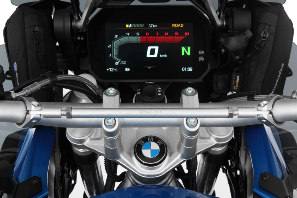 BMW R1200 R R1250 R Handlebar Crossbar Silver