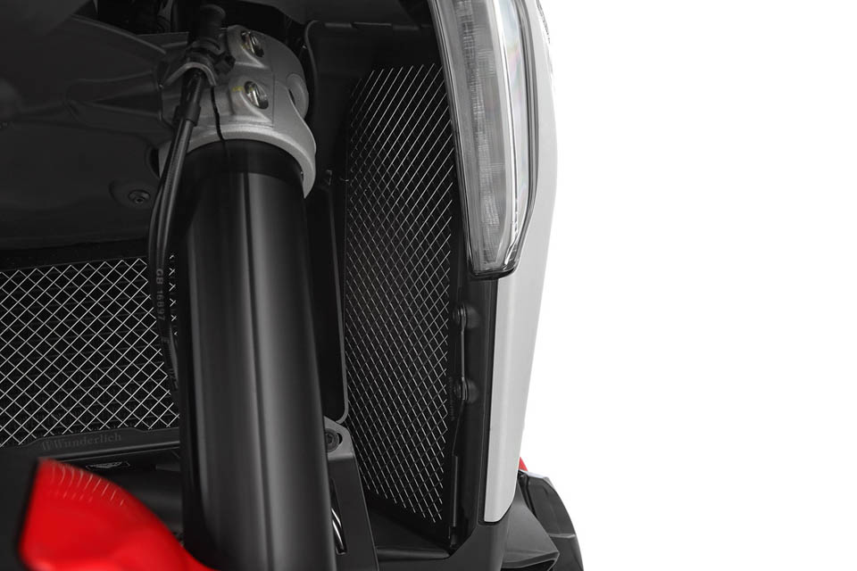 Ducati Multistrada Wunderlich Radiator Protection EXTREME Set, Black