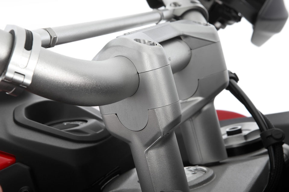 Ducati Multistrada Wunderlich Handlebar Riser ERGO, Silver