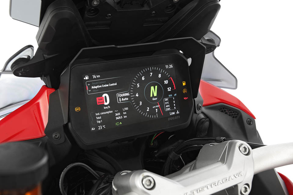 Wunderlich Multistrada Instrument TFT Display Visor