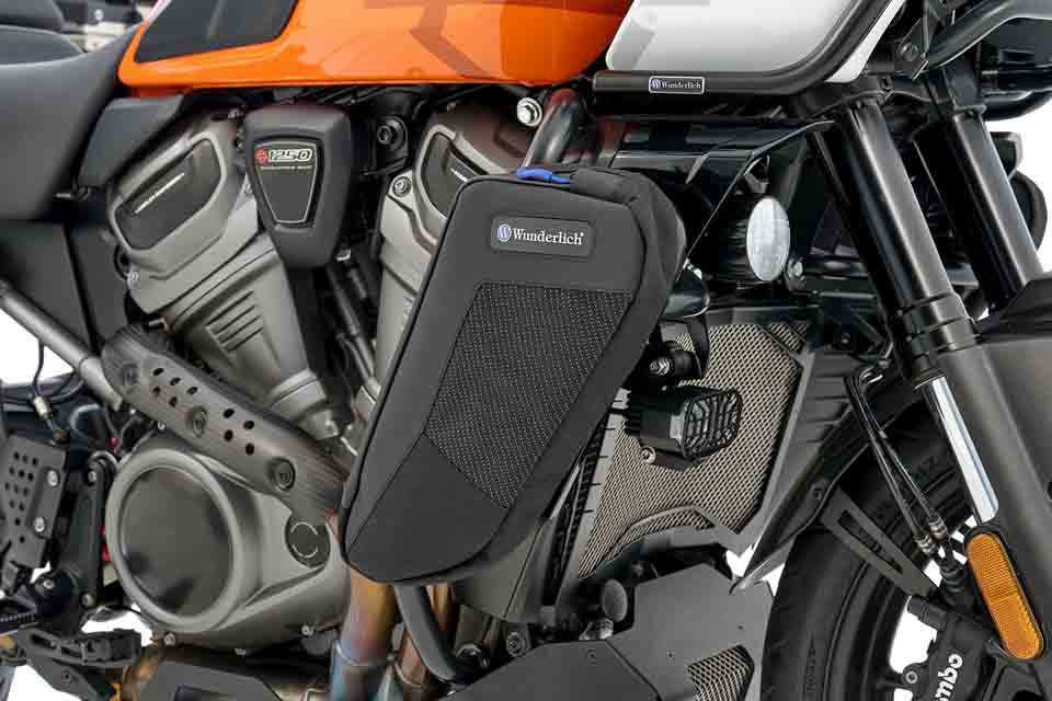 Wunderlich Tank Protection Bar Bags Set, Harley-Davidson Pan America Black