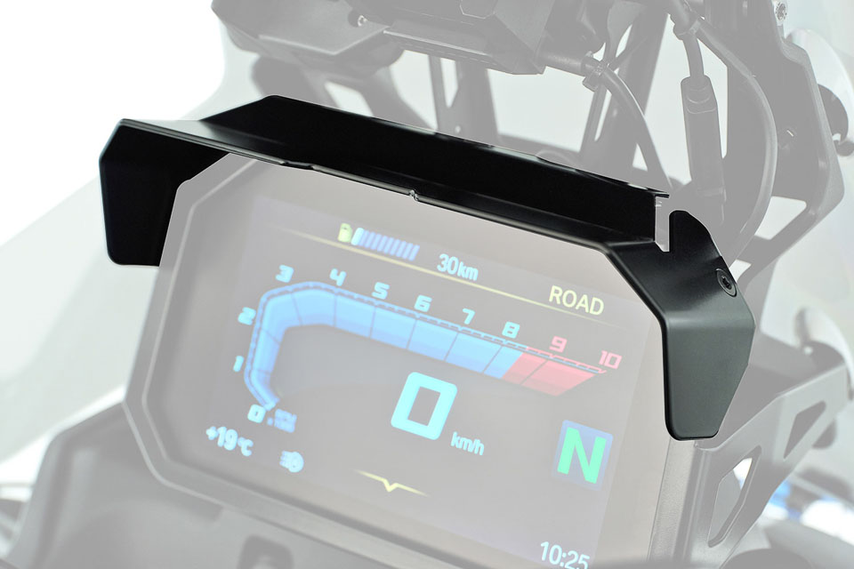 Wunderlich Sun Visor for TFT anti-theft protection Guard, Black