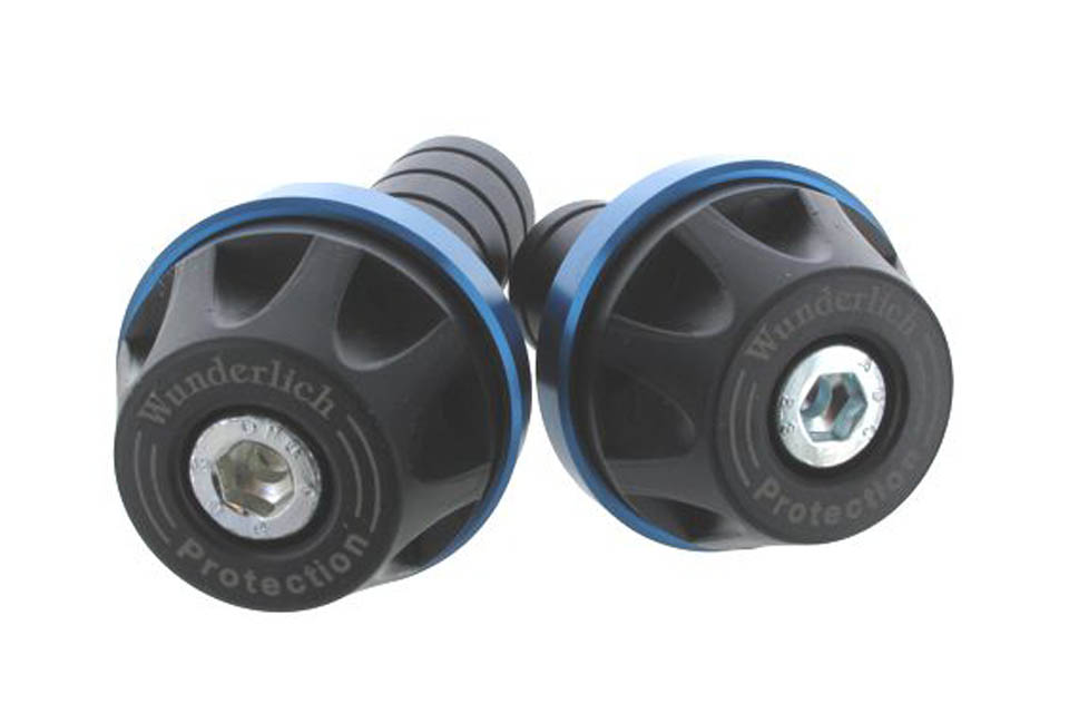 BMW S1000 R Frame Sliders, Black / Blue