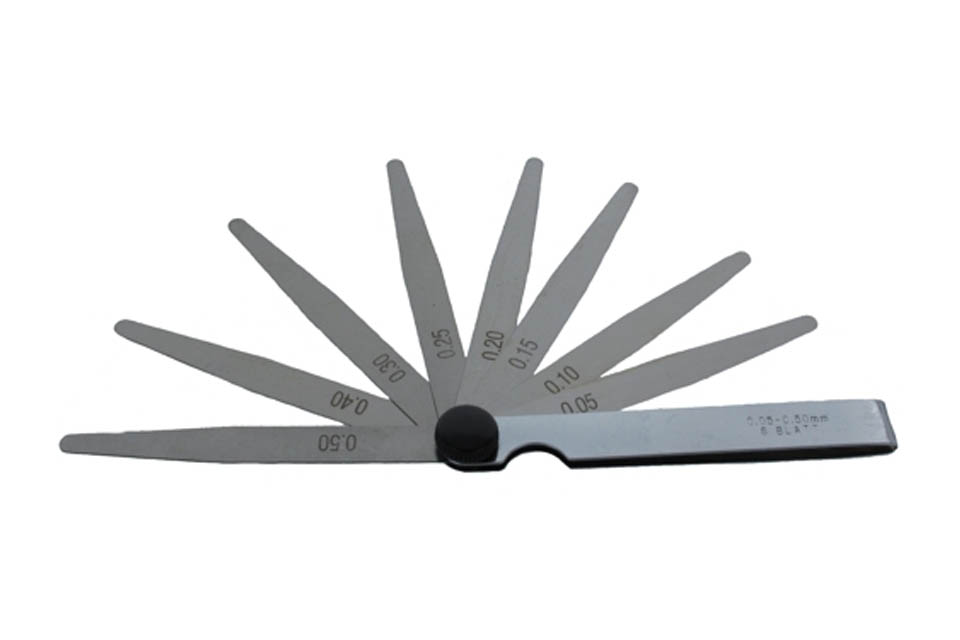 Feeler Gauge Set 8 Blade Motorcycle Workshop Tools