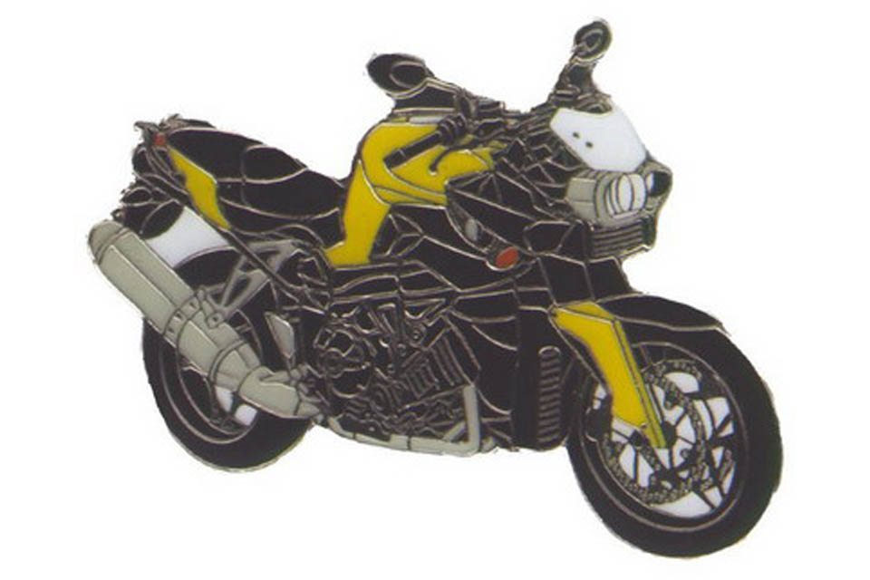 BMW K1200 R Pin K1200R Yellow Black