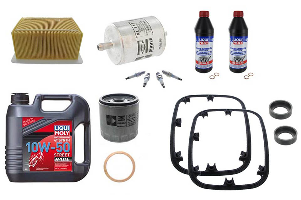 BMW R1200 S 10W50 Street Full Service Kit Dual Spark
