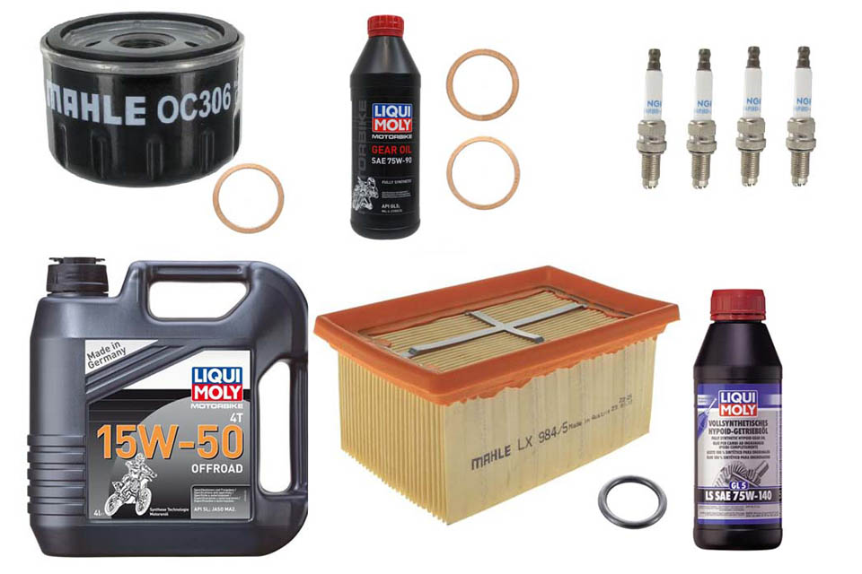 BMW R1200 GS 15W50 OFFROAD Full Service Kit DOHC 2010 and up